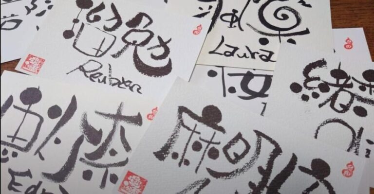 Nara: Write Your Own Name in Kanji (Japanese Calligraphy)