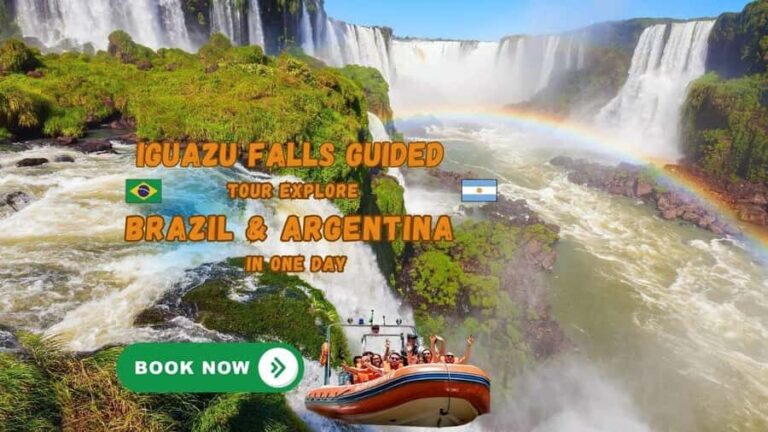 Iguazu Falls Guided:Tour Explore Brazil & Argentina in 1 Day