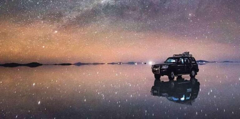 Uyuni Salt Flats: Sunset + Night Stars